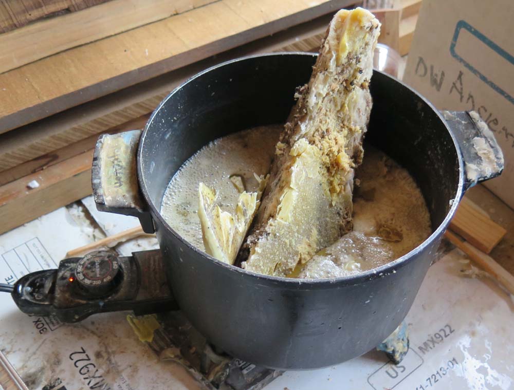 The Barn on White Run | Processing Beeswax From Beginning to End – Part 1