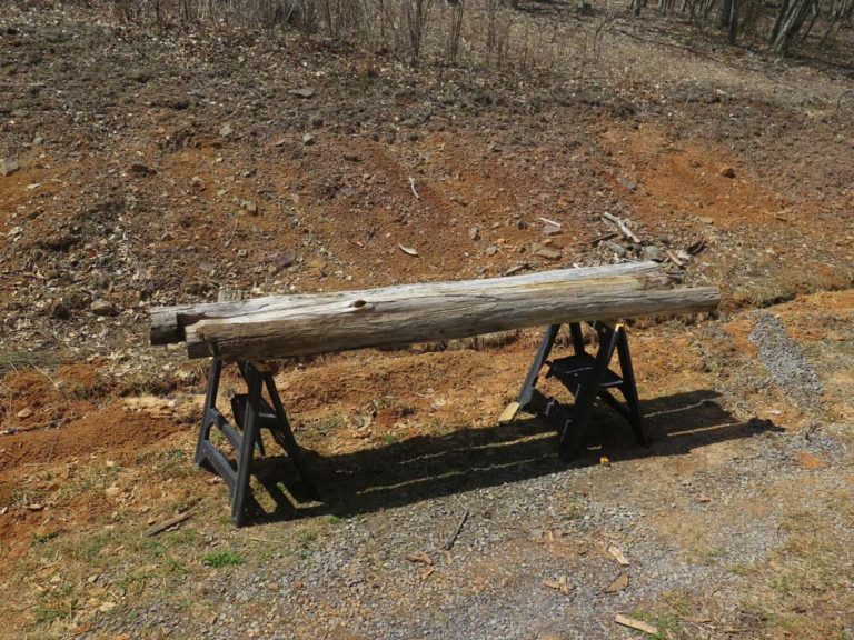 The Barn on White Run | Practicing Log Splitting and Building A Riving ...