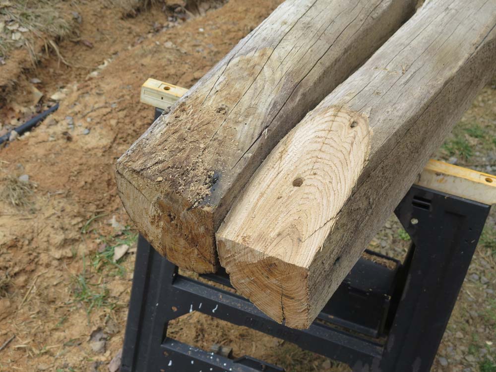 The Barn on White Run | Practicing Log Splitting and Building A Riving ...