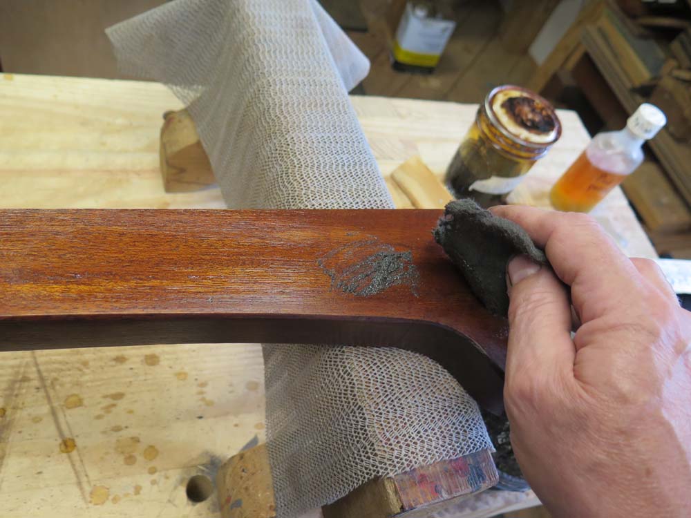 The Barn on White Run | Writing Desk – Polishing and Assembly