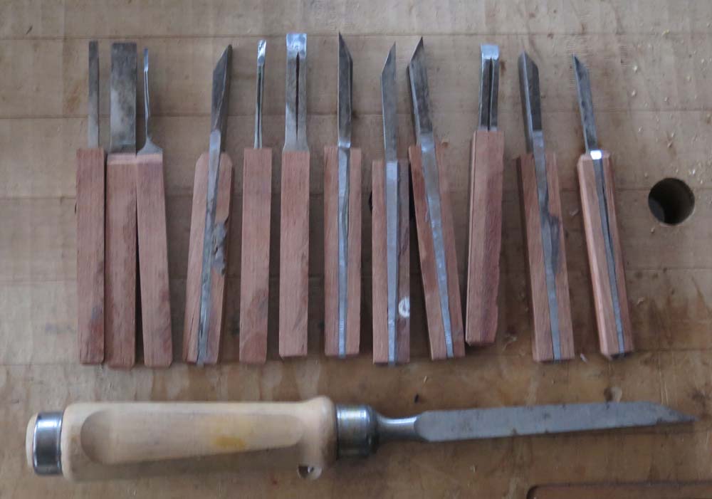 The Barn on White Run | Handle Cheeks for my Re-Purposed Mortise Chisels