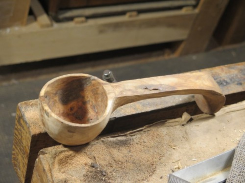 The Barn on White Run | Firewood Ladle Finished